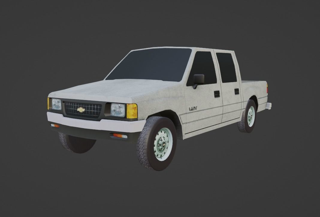 3D model Chevrolet Luv Double Cabin VR / AR / low-poly | CGTrader