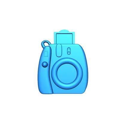 camera keychain 3D model 3D printable | CGTrader