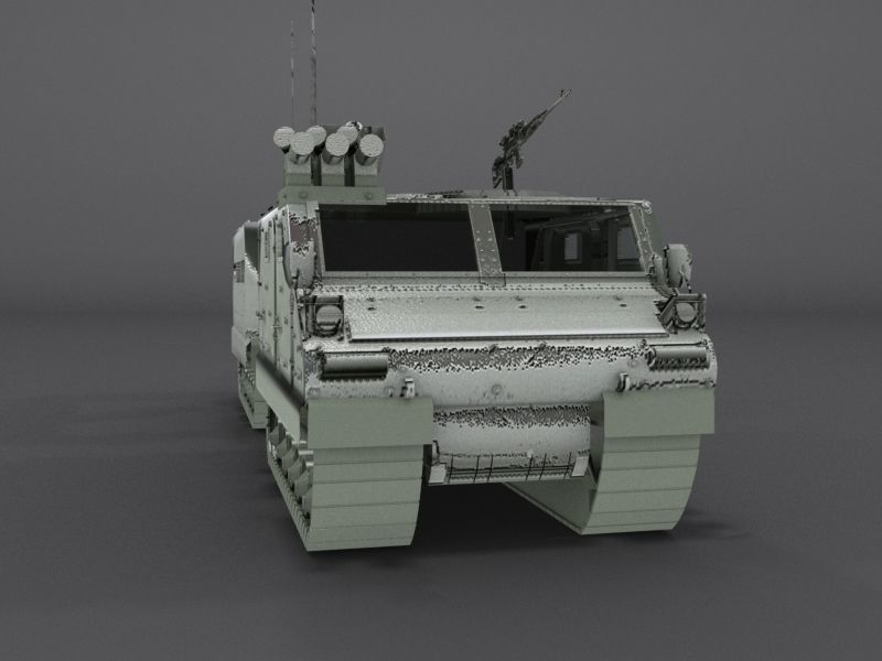 3D model Bronco ATTC Mortar Tracked Carrier VR / AR / low-poly | CGTrader