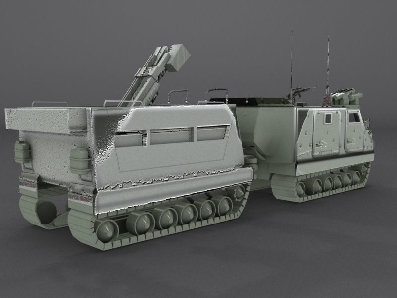 3D model Bronco ATTC Mortar Tracked Carrier VR / AR / low-poly | CGTrader