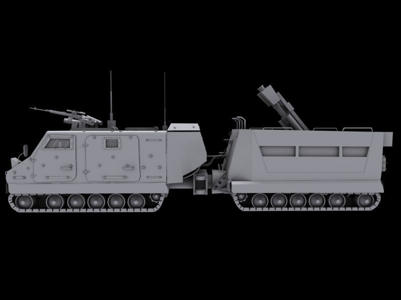3D model Bronco ATTC Mortar Tracked Carrier VR / AR / low-poly | CGTrader