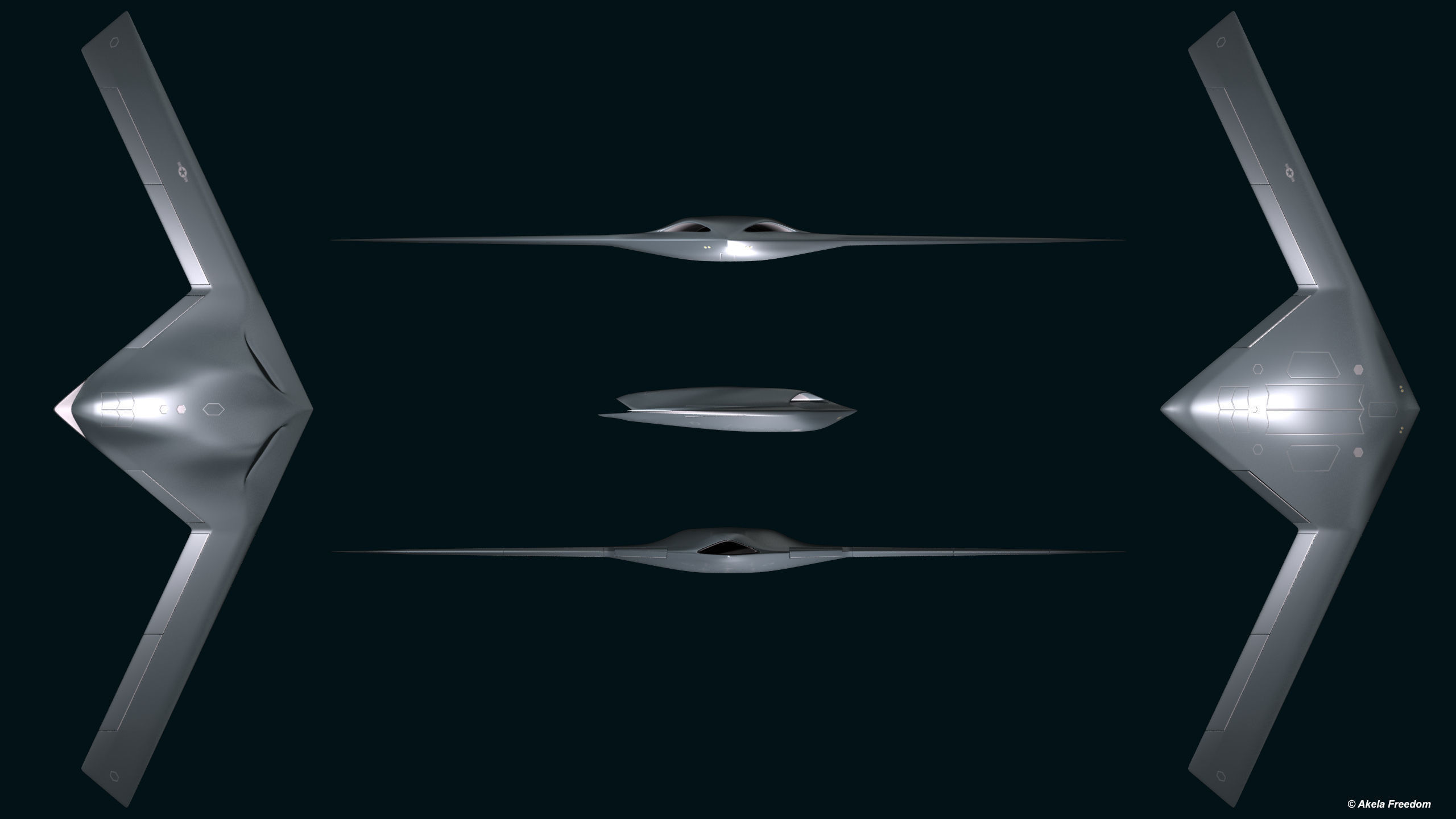 Gambit 4 UAV 3D model animated | CGTrader