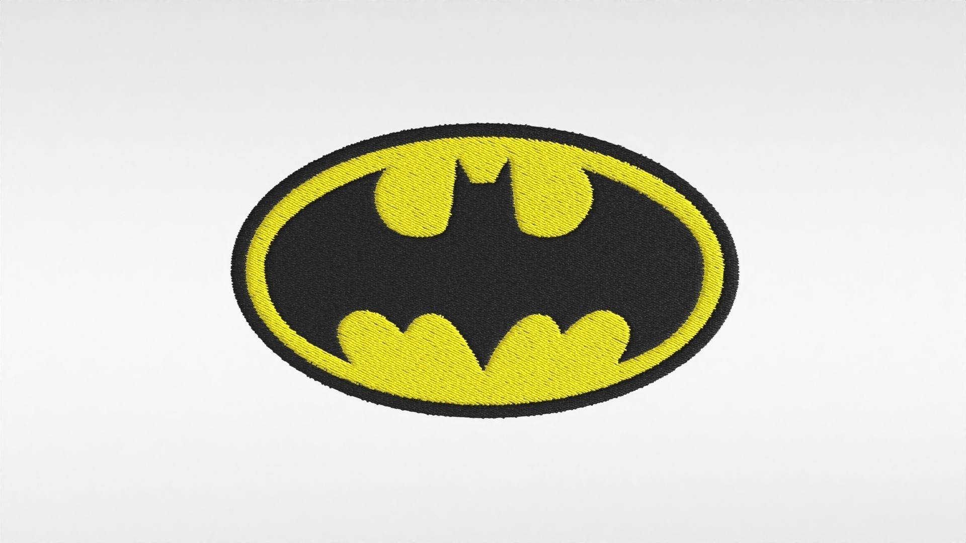 3D model Embroidered Patch Batman VR / AR / low-poly | CGTrader