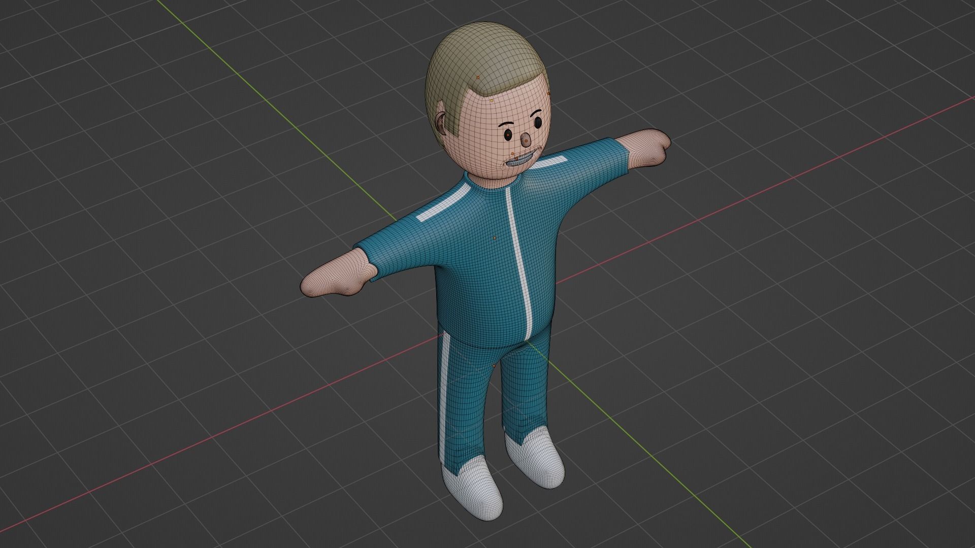 3D model Squid Game Character - Khaki VR / AR / low-poly | CGTrader