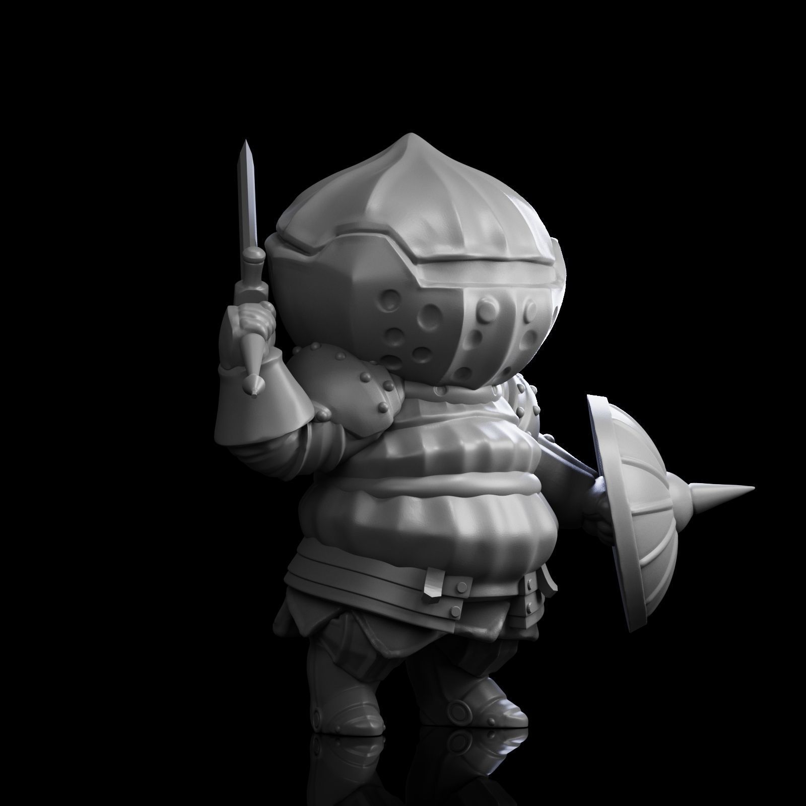 Siegmeyer Knight 3D model 3D printable | CGTrader