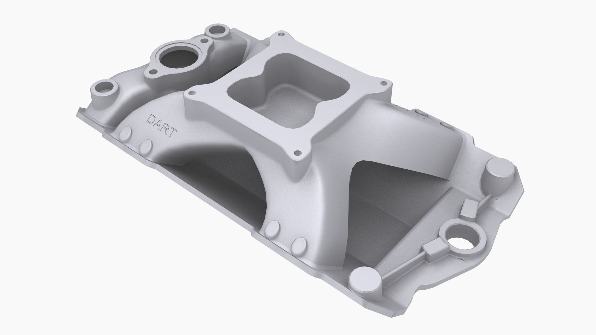 3D model Dart 220 Smallblock Chevy intake manifold VR / AR / low-poly ...