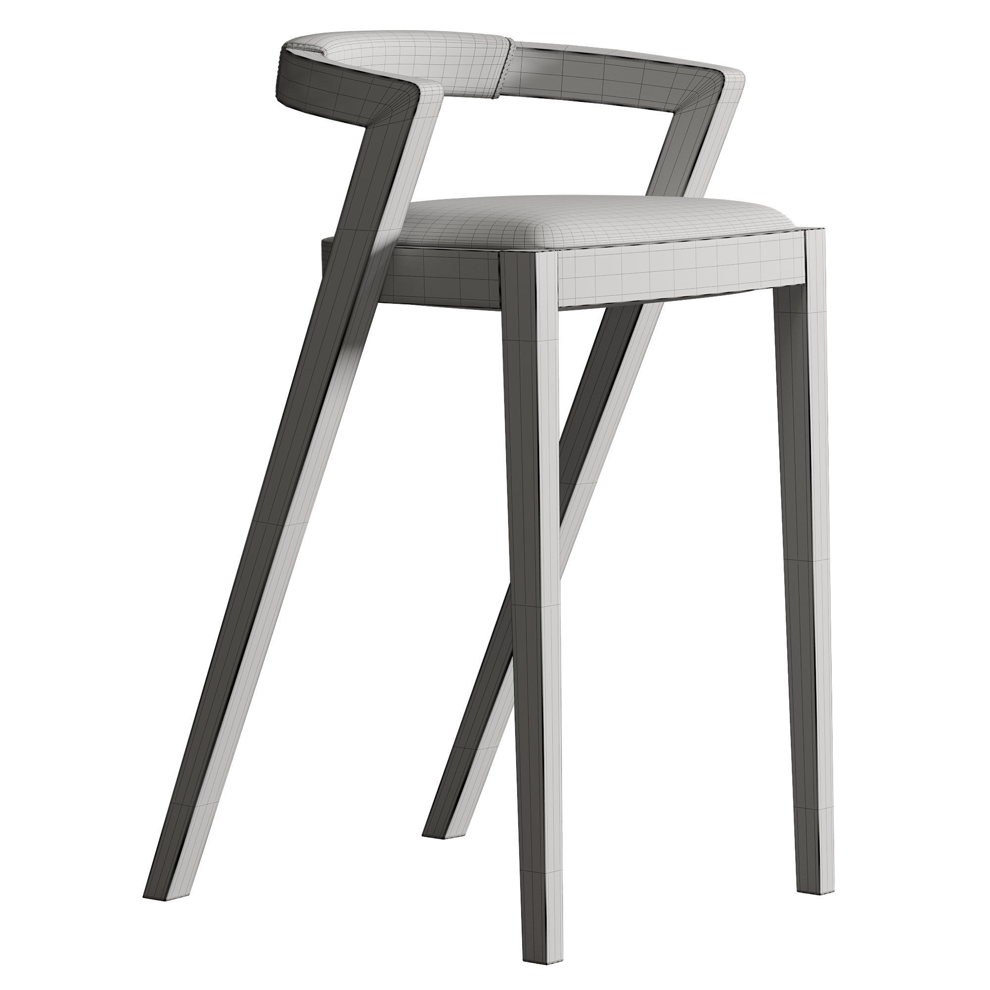 String Barstool 3D model | CGTrader