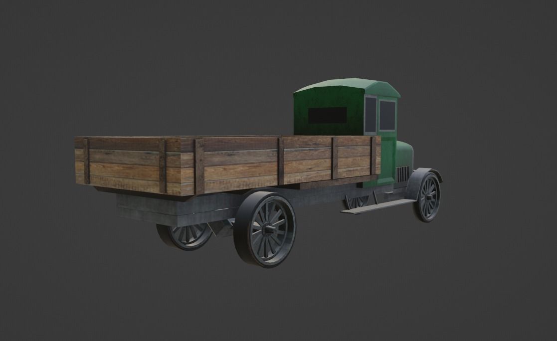 3D model Brockway 1925 VR / AR / low-poly | CGTrader
