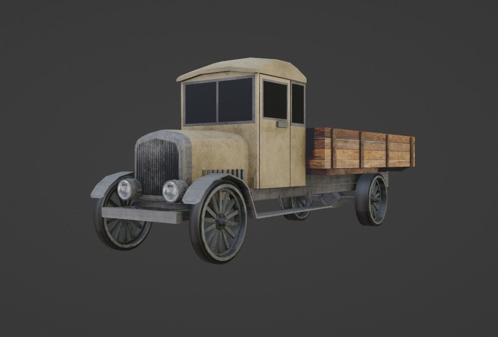 3D model Brockway 1925 VR / AR / low-poly | CGTrader
