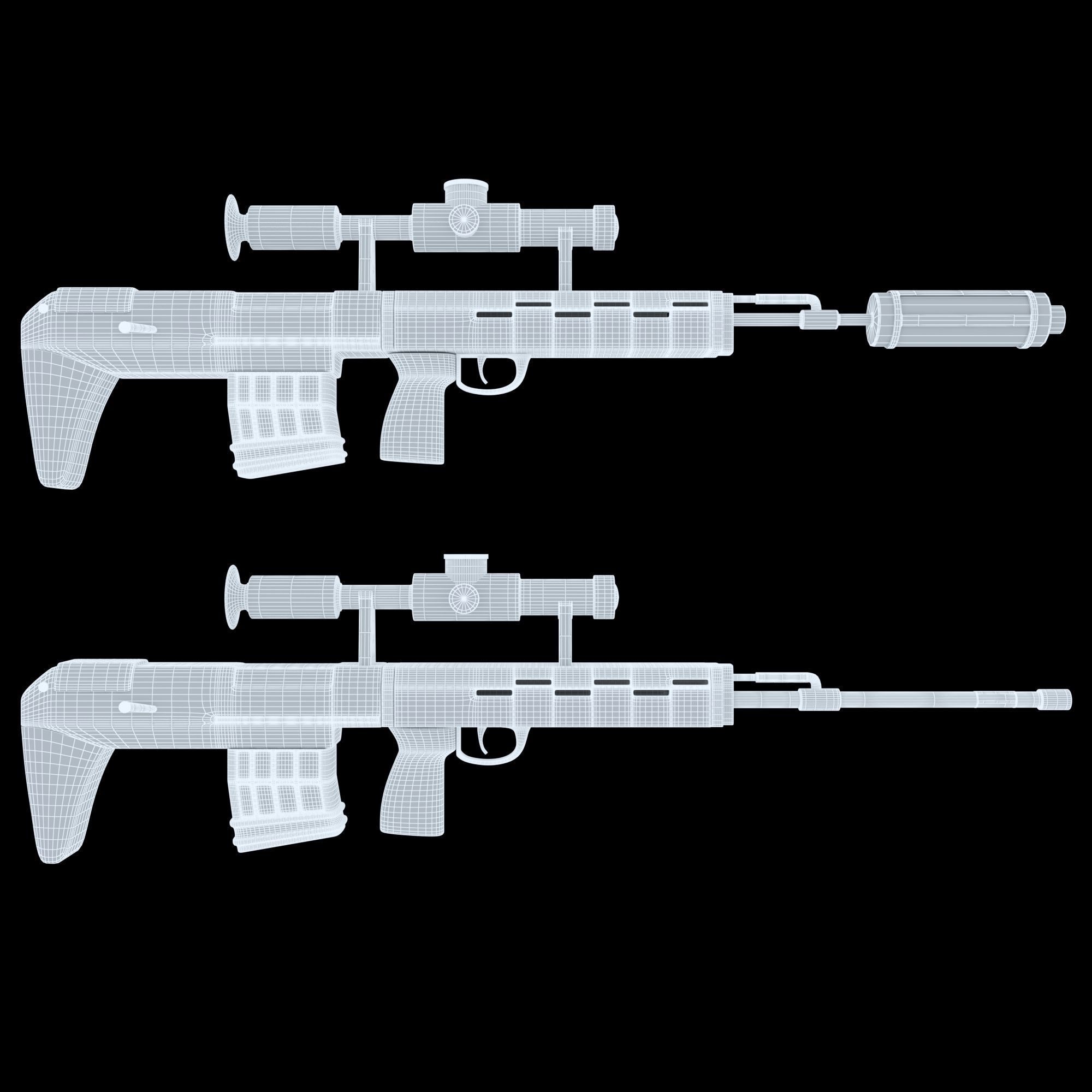 gun m3 3D model | CGTrader