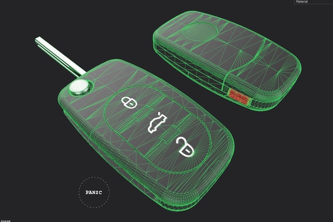 3D model Car key Model 6 VR / AR / low-poly | CGTrader