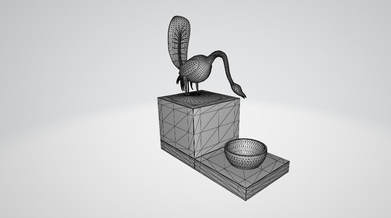 El Cezeri Peacock Robot 3D model | CGTrader