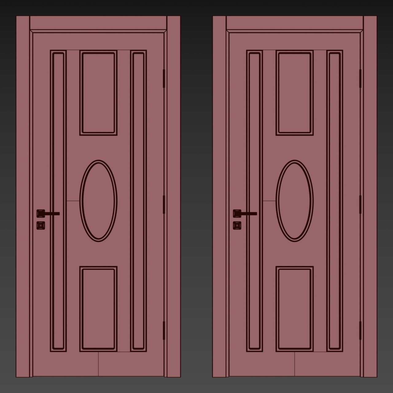 Door 65 3D model | CGTrader