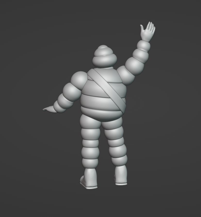 FIGURE MICHELIN CHARACTER 02 SCALE 164 3D model 3D printable | CGTrader