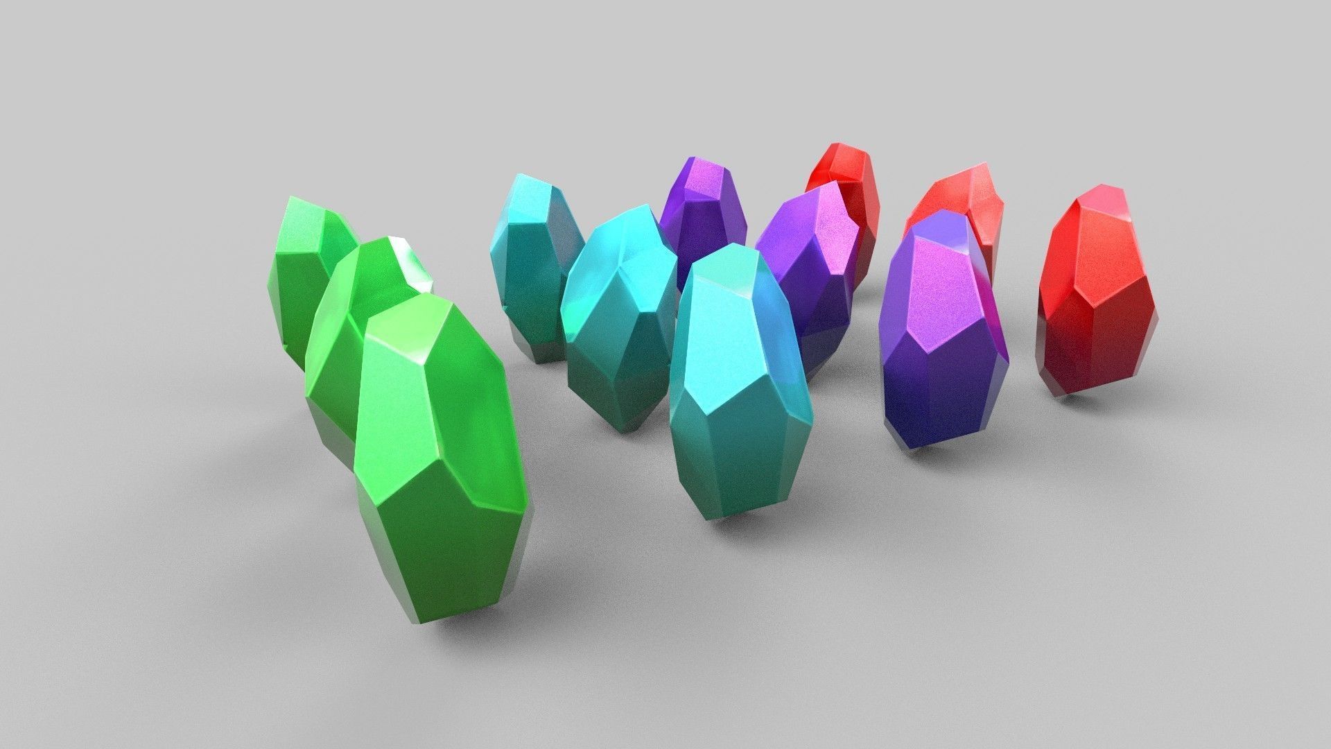 3D model mini gem VR / AR / low-poly | CGTrader