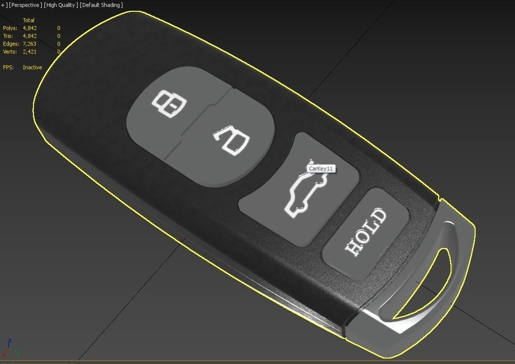 3D model Car key Model 11 VR / AR / low-poly | CGTrader
