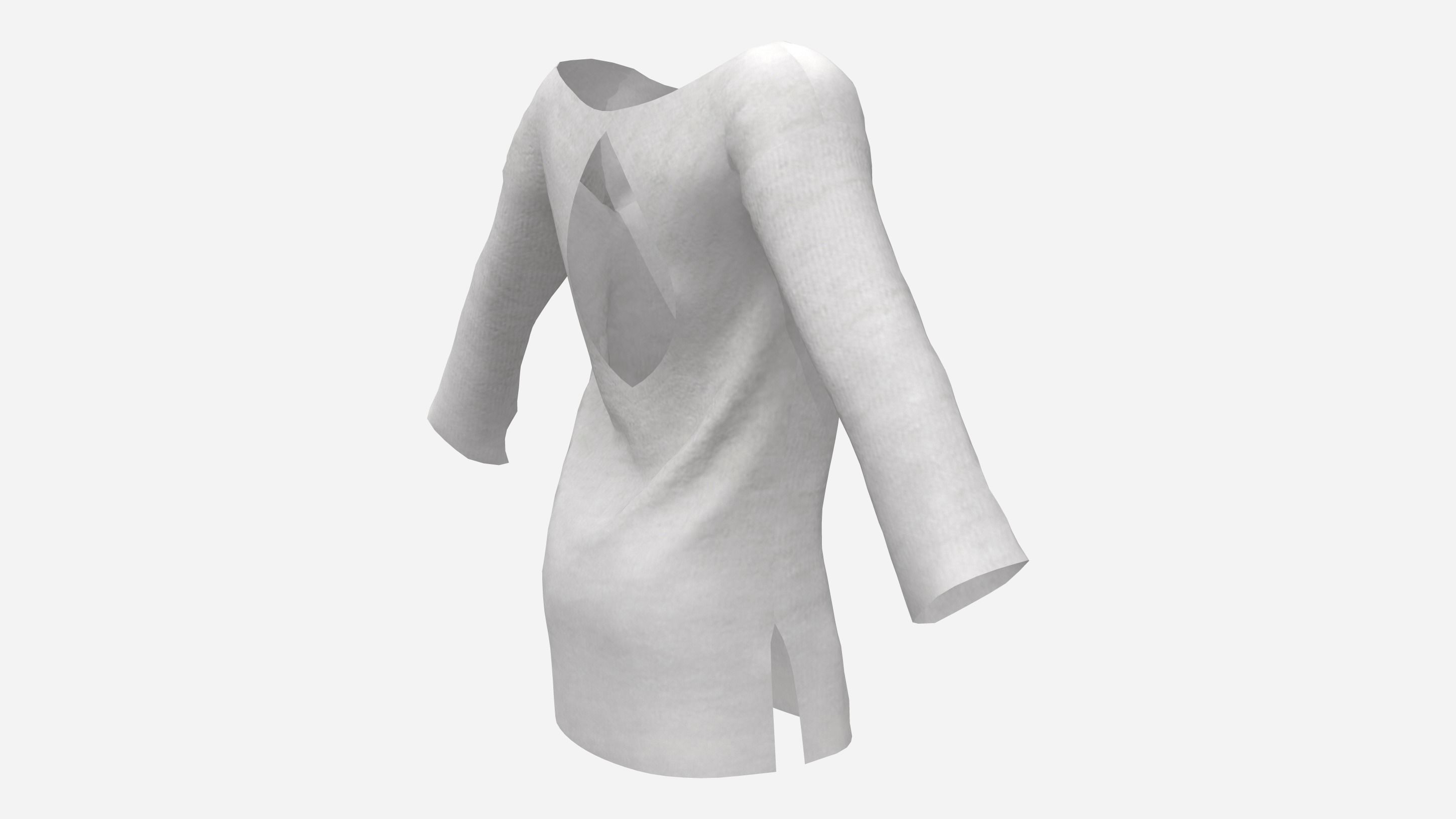 3D model Beach Tunic VR / AR / low-poly | CGTrader