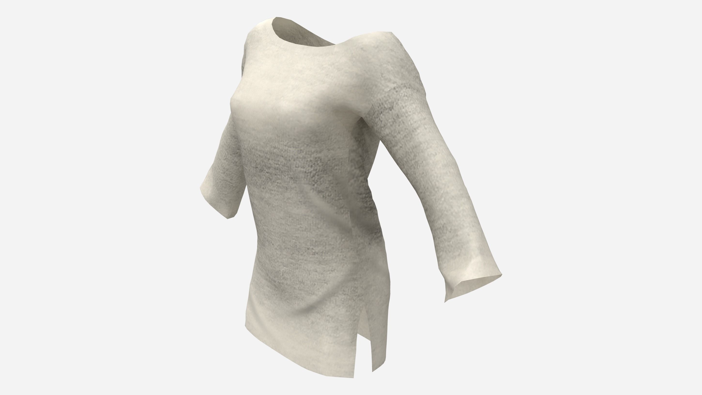 3D model Beach Tunic VR / AR / low-poly | CGTrader