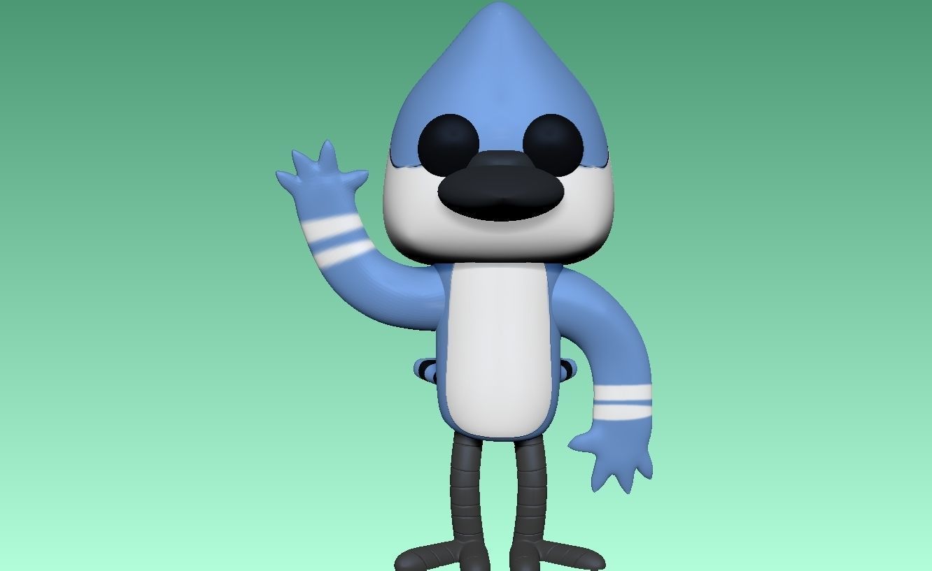 mordecai bird 3D model 3D printable | CGTrader