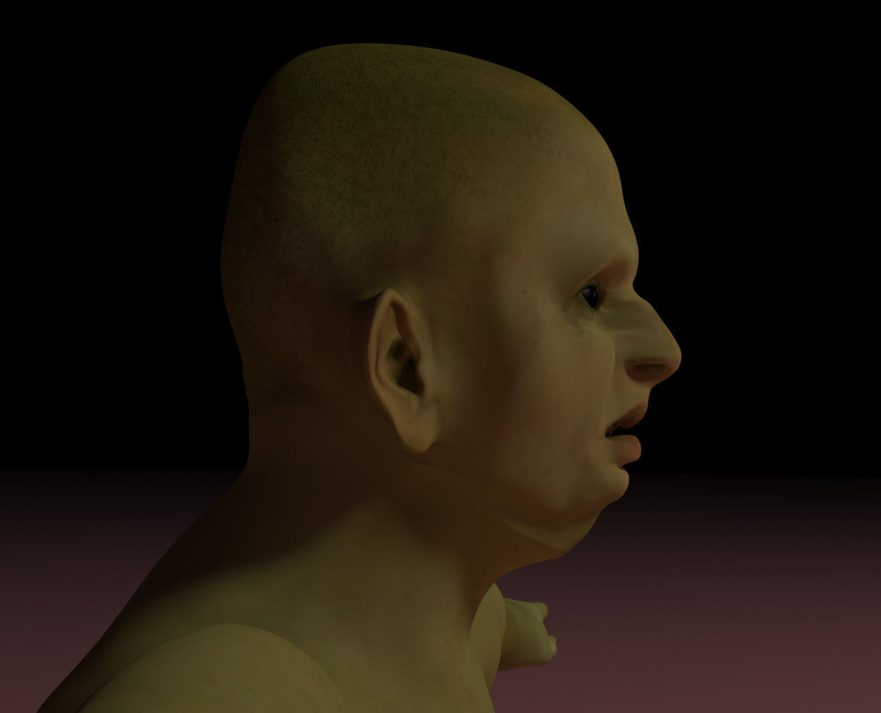 Mutant Female 3D model rigged | CGTrader