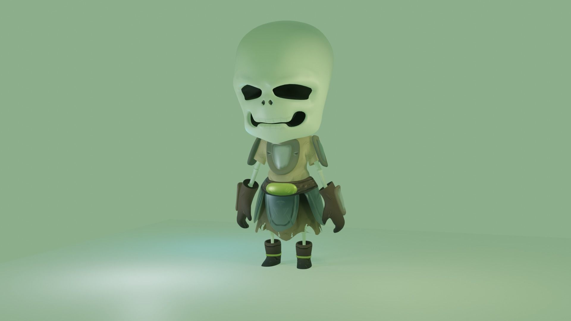 3D model Stylized Skeleton VR / AR / low-poly | CGTrader