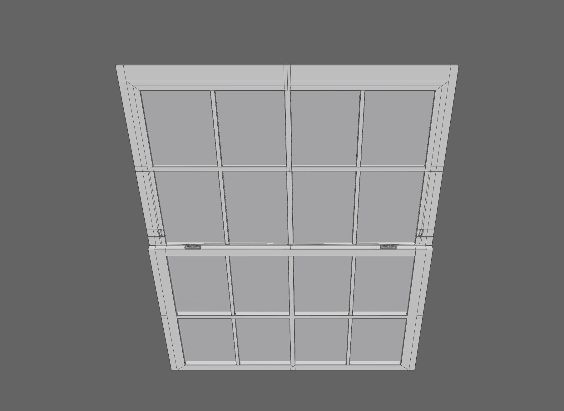 Single Hung Window 3D model | CGTrader