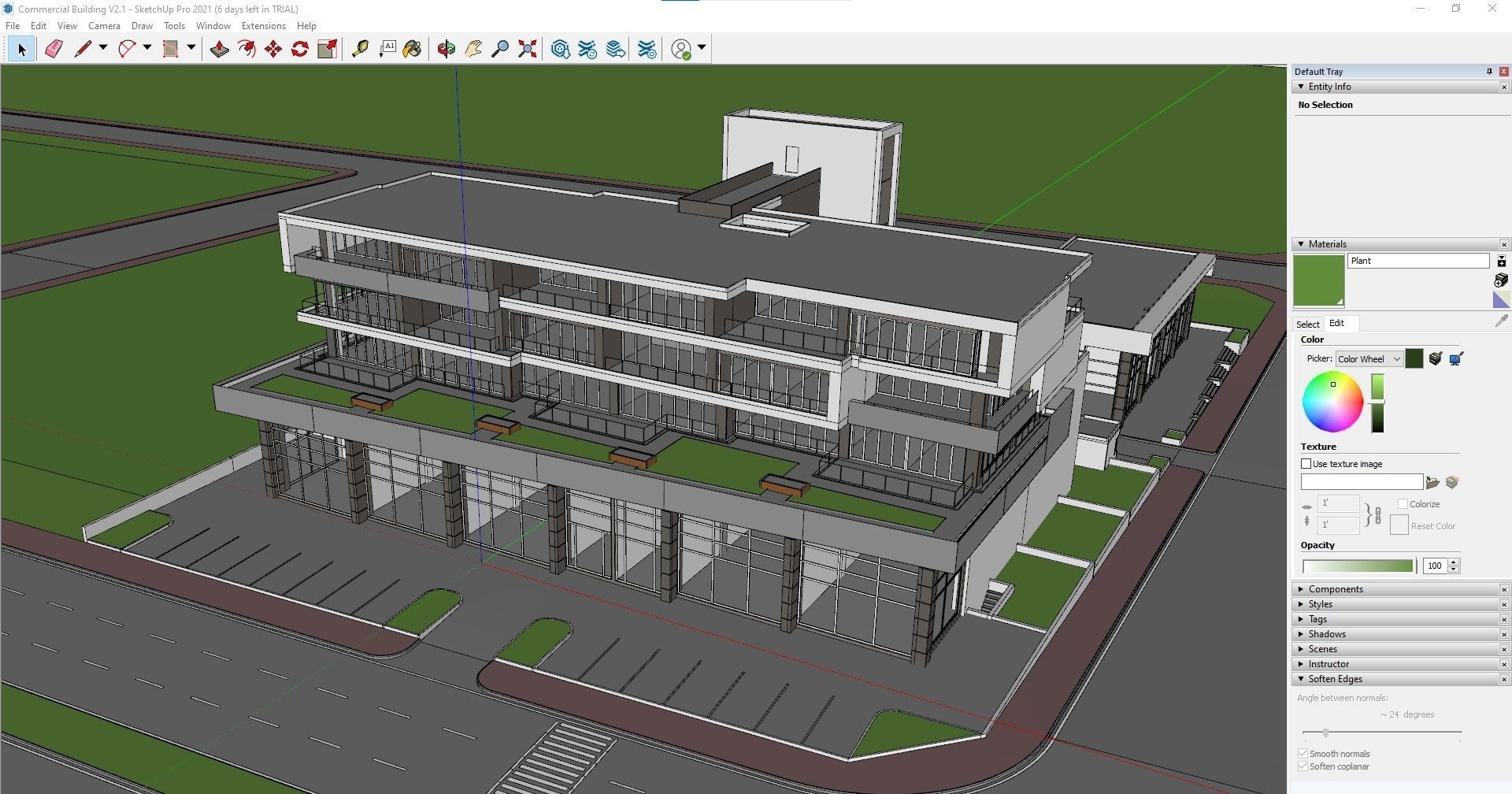 Commercial Building V2 3D model | CGTrader