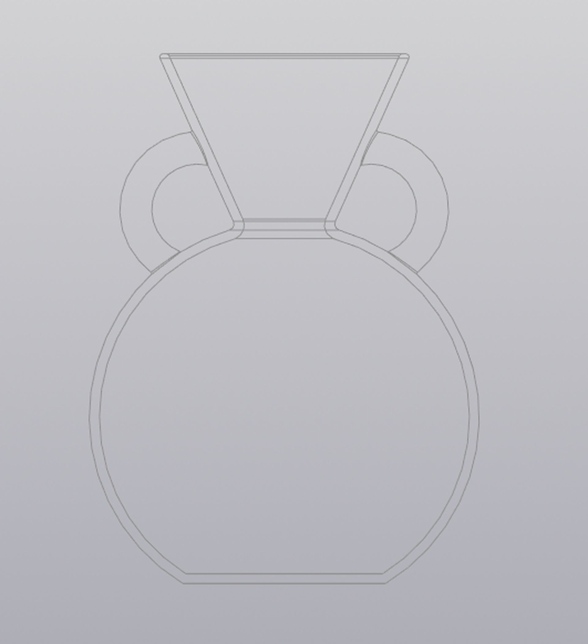 Geometric forms vase 3D model 3D printable | CGTrader