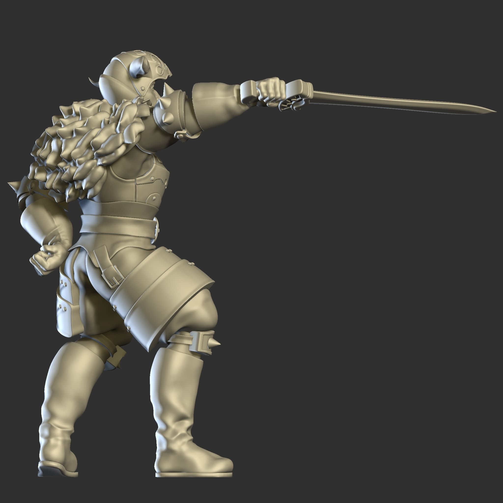 Gaffgarion Final Fantasy Tactics 3D Print Miniature Free free 3D model ...