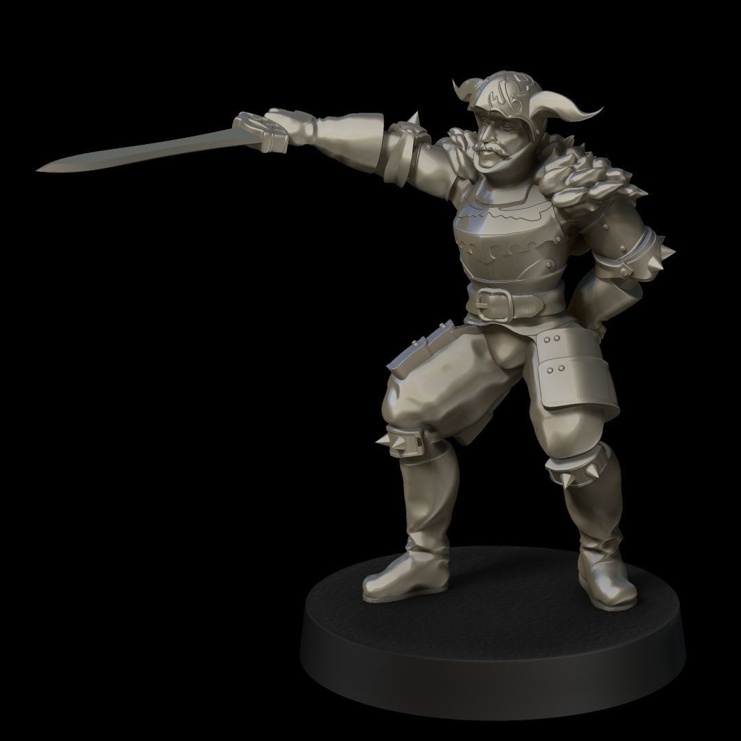 Gaffgarion Final Fantasy Tactics 3D Print Miniature Free free 3D model ...