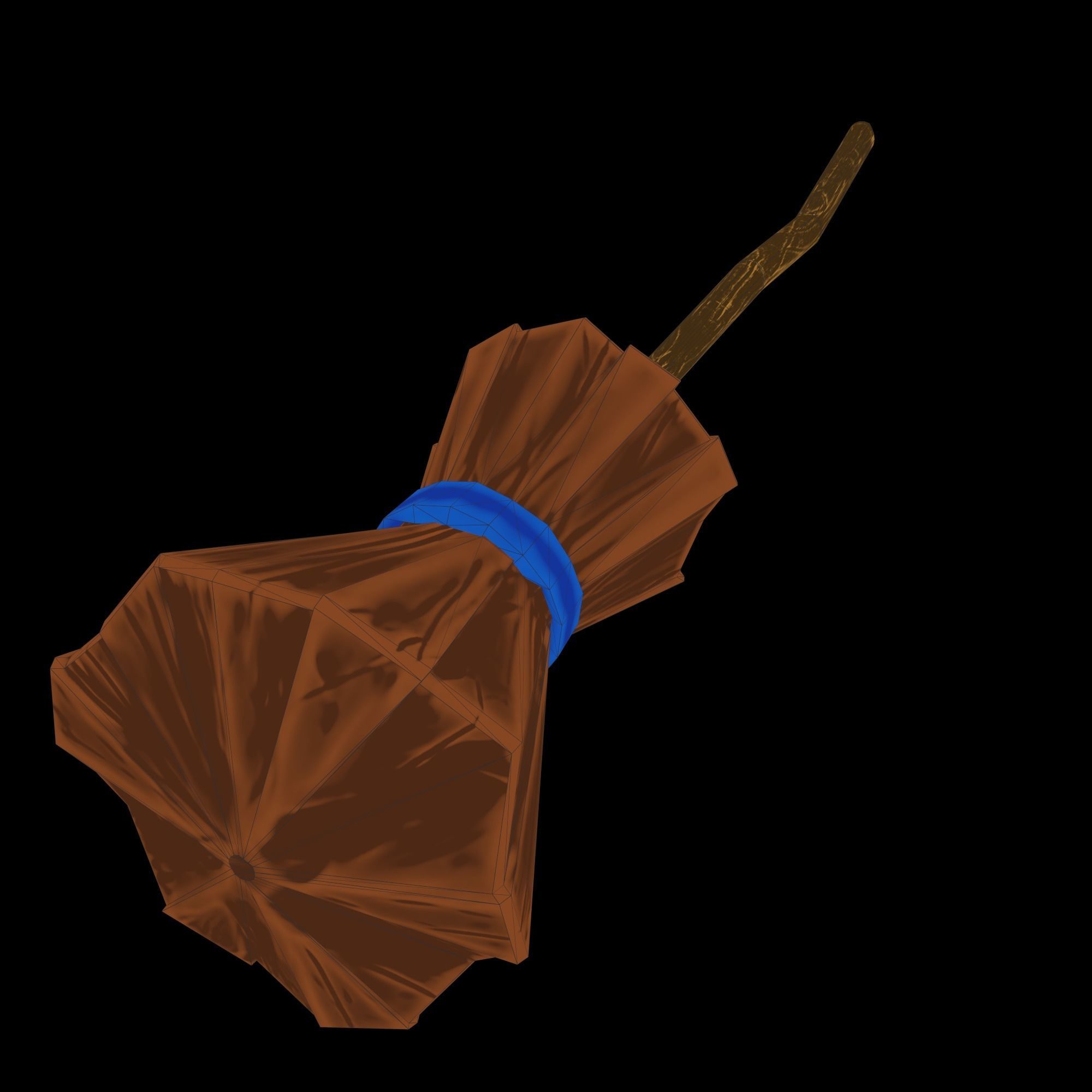 3D model Low-poly of Stylized WitchBroom VR / AR / low-poly | CGTrader