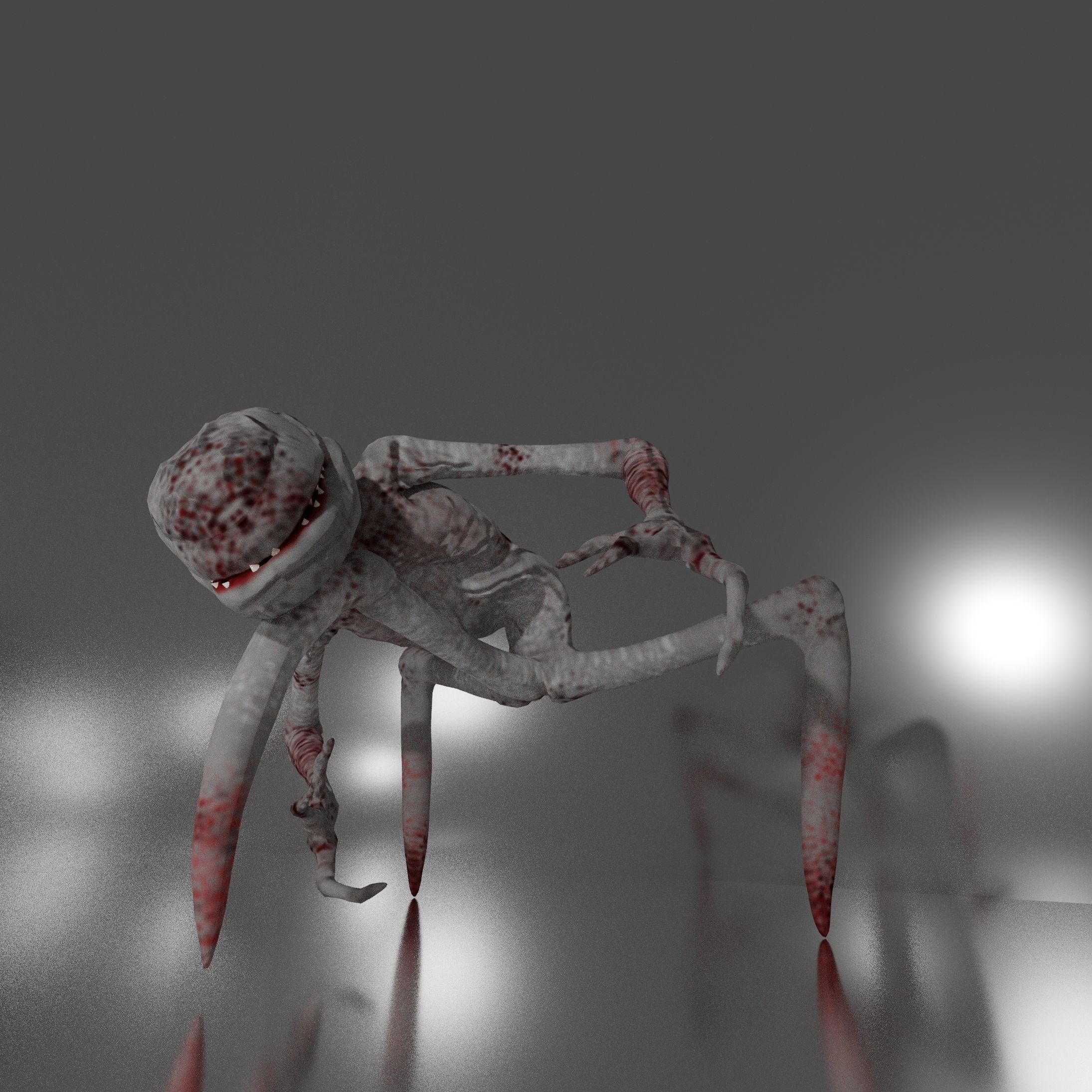 3D model SCP-001 creepy creature VR / AR / low-poly | CGTrader