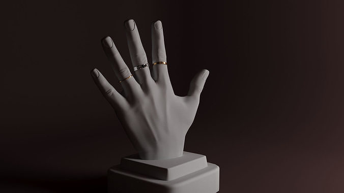 3D model jewelery VR / AR / low-poly | CGTrader