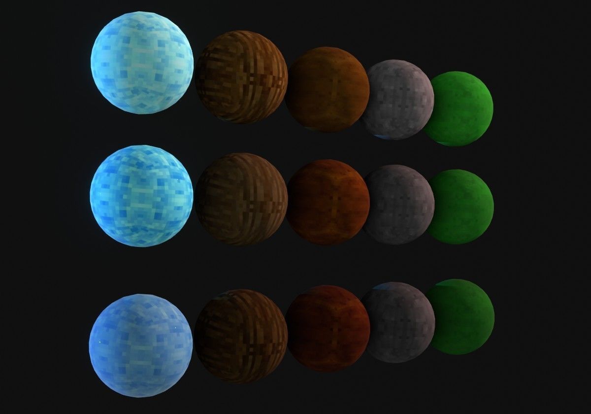 Texture 15 nature pixels textures for games pack VR / AR / low-poly ...