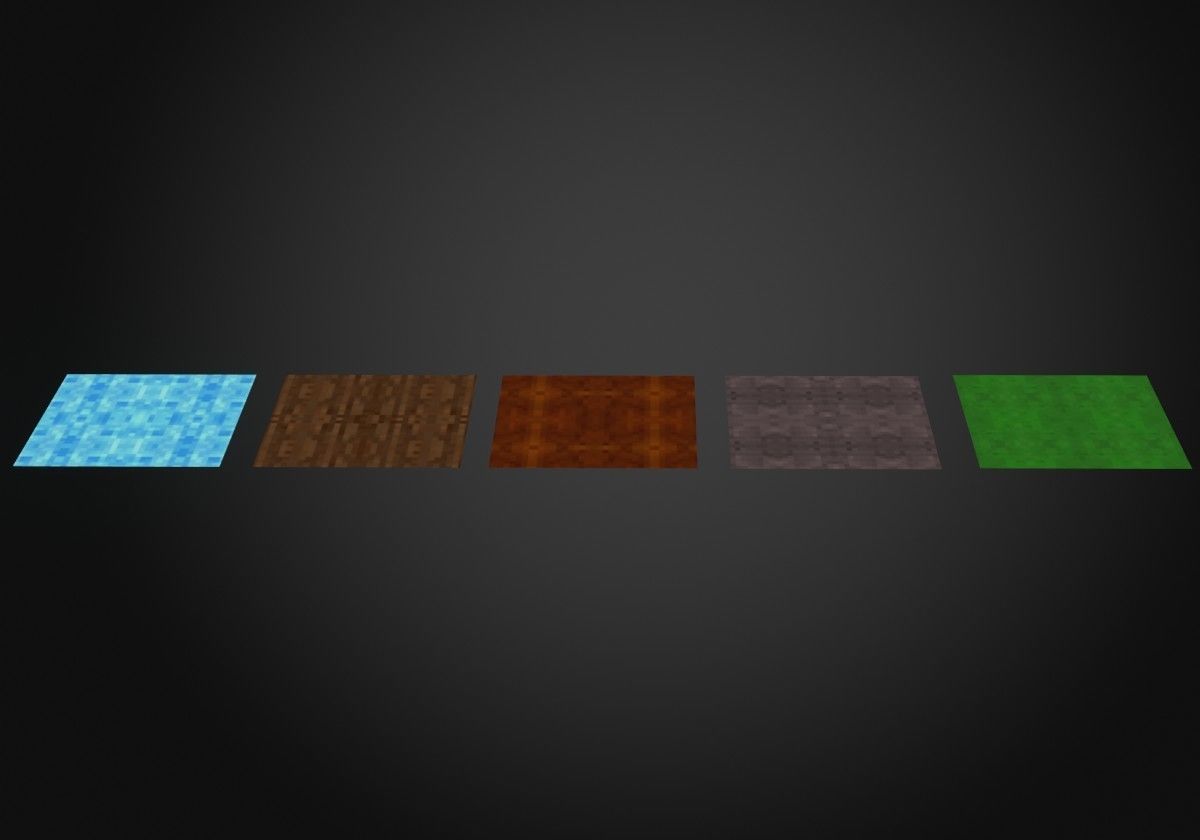 Texture 15 nature pixels textures for games pack VR / AR / low-poly ...
