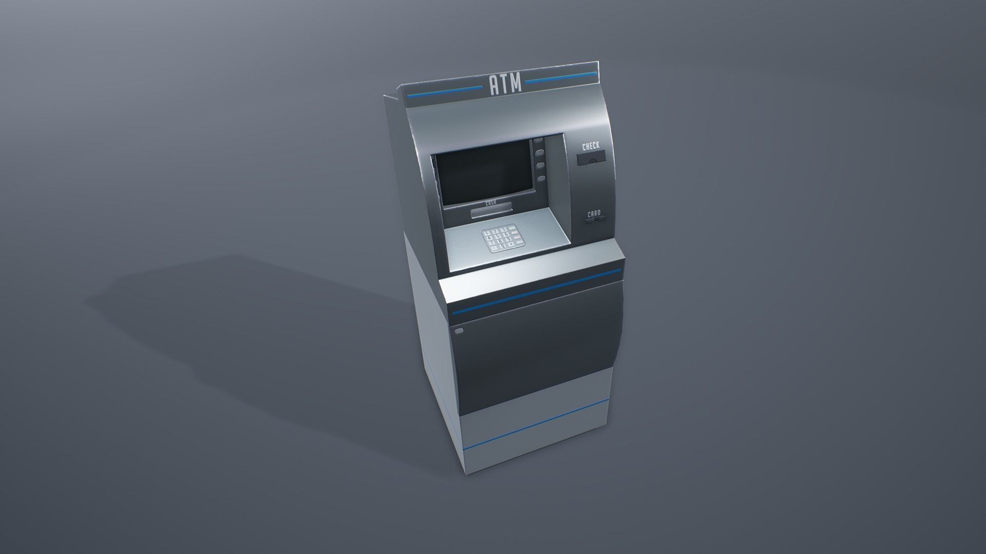 3D model Stylized Cash Machine VR / AR / low-poly | CGTrader