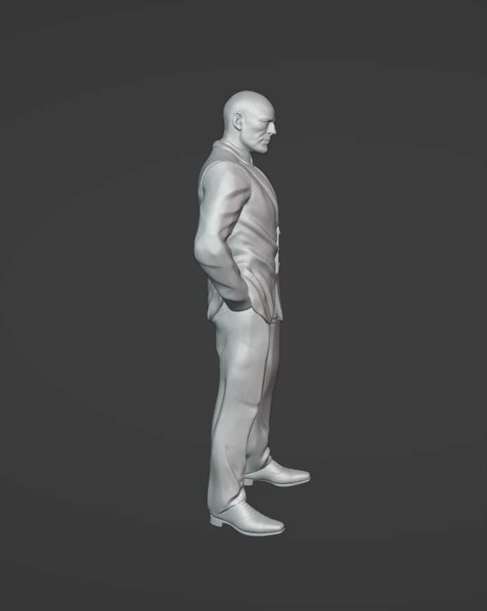 FIGURE JASON STATHAM CHARACTER SCALE 164 3D model 3D printable | CGTrader