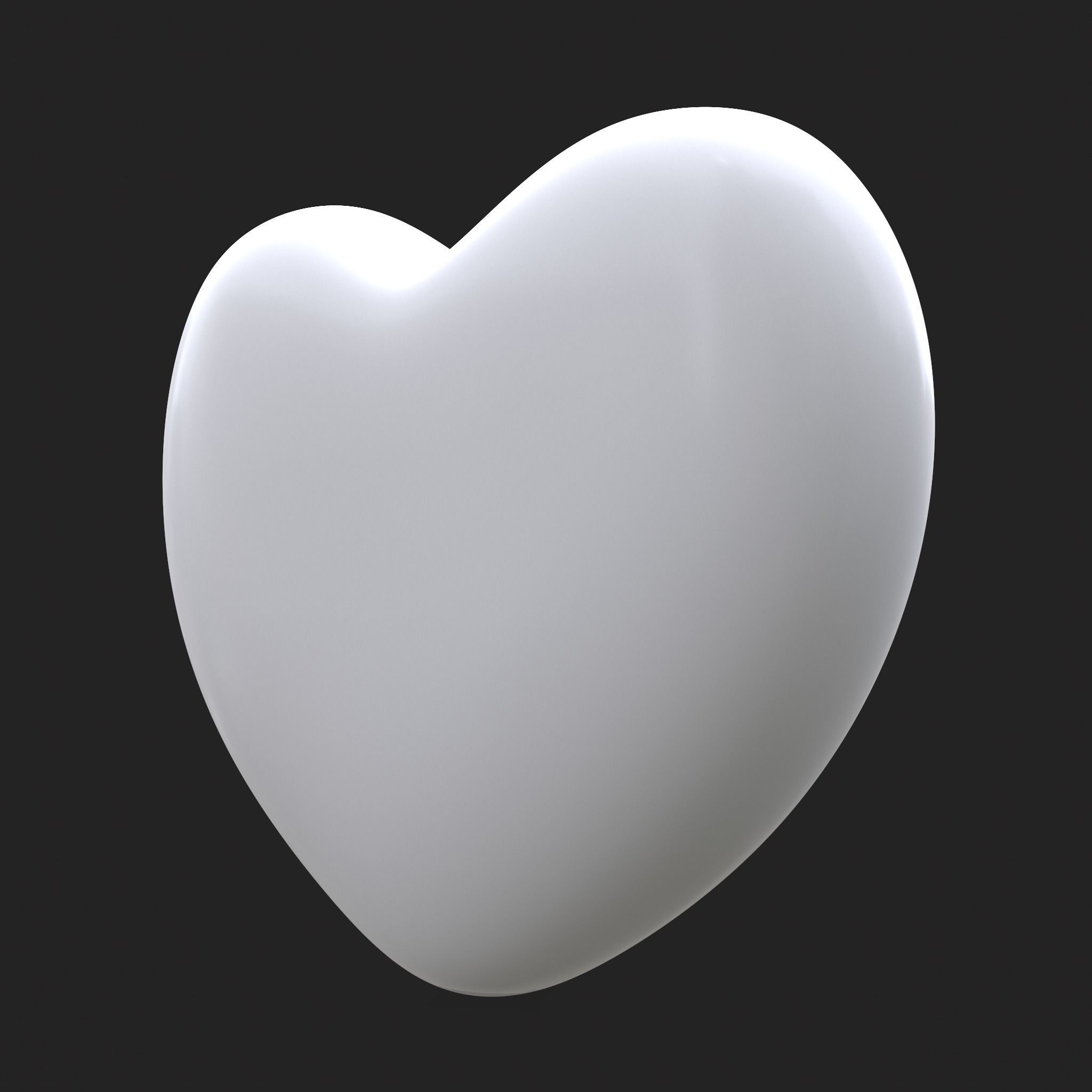 Heart Shape 3D model 3D printable | CGTrader