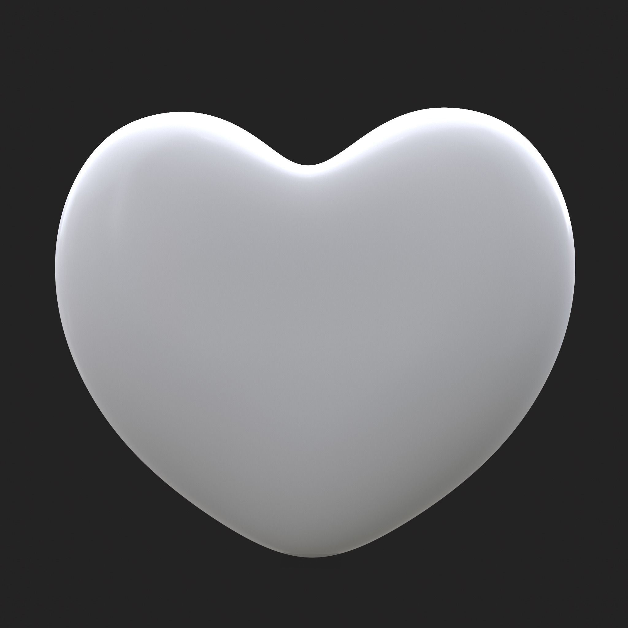 Heart Shape 3D model 3D printable | CGTrader