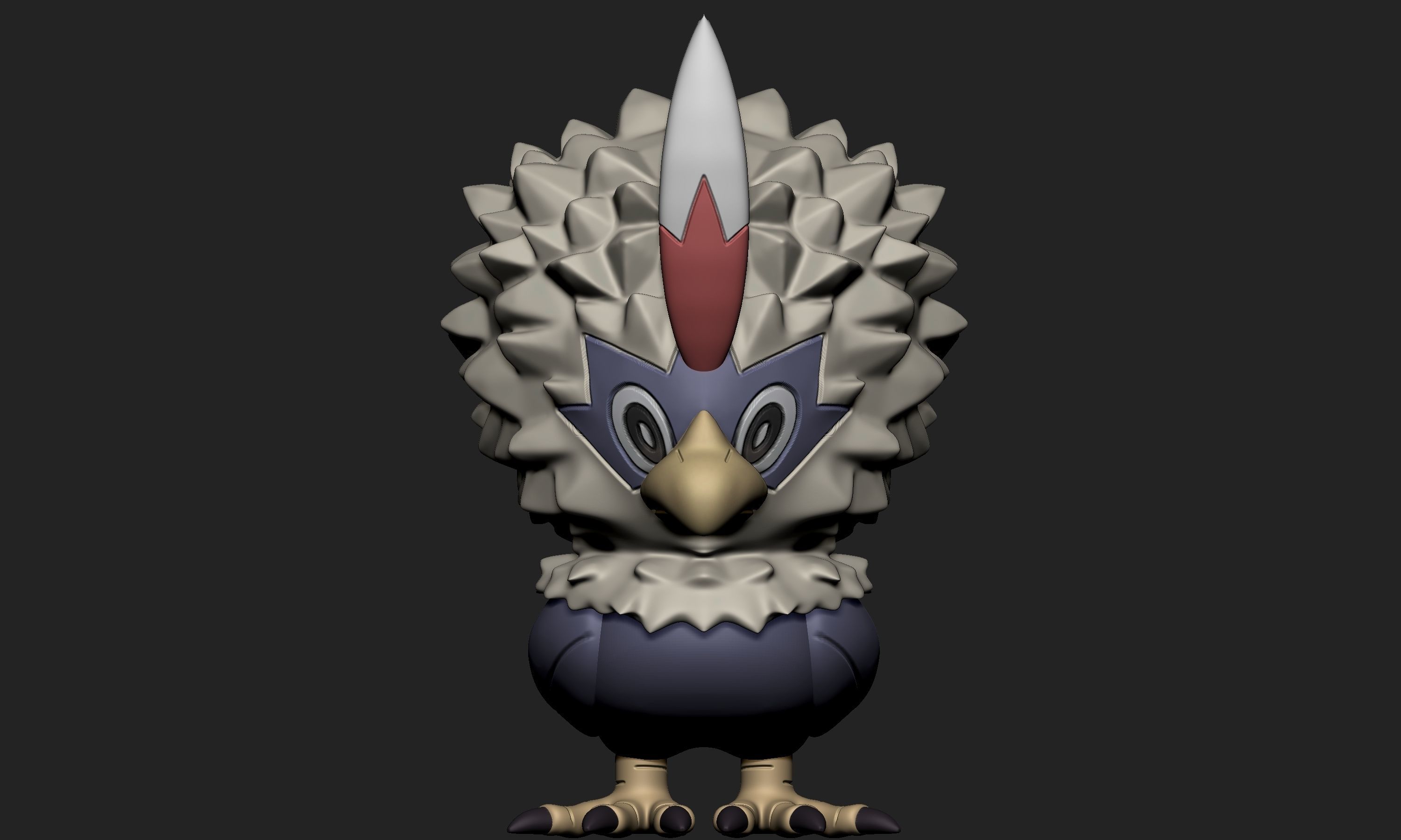 Pokemon - Rufflet 3D model 3D printable | CGTrader