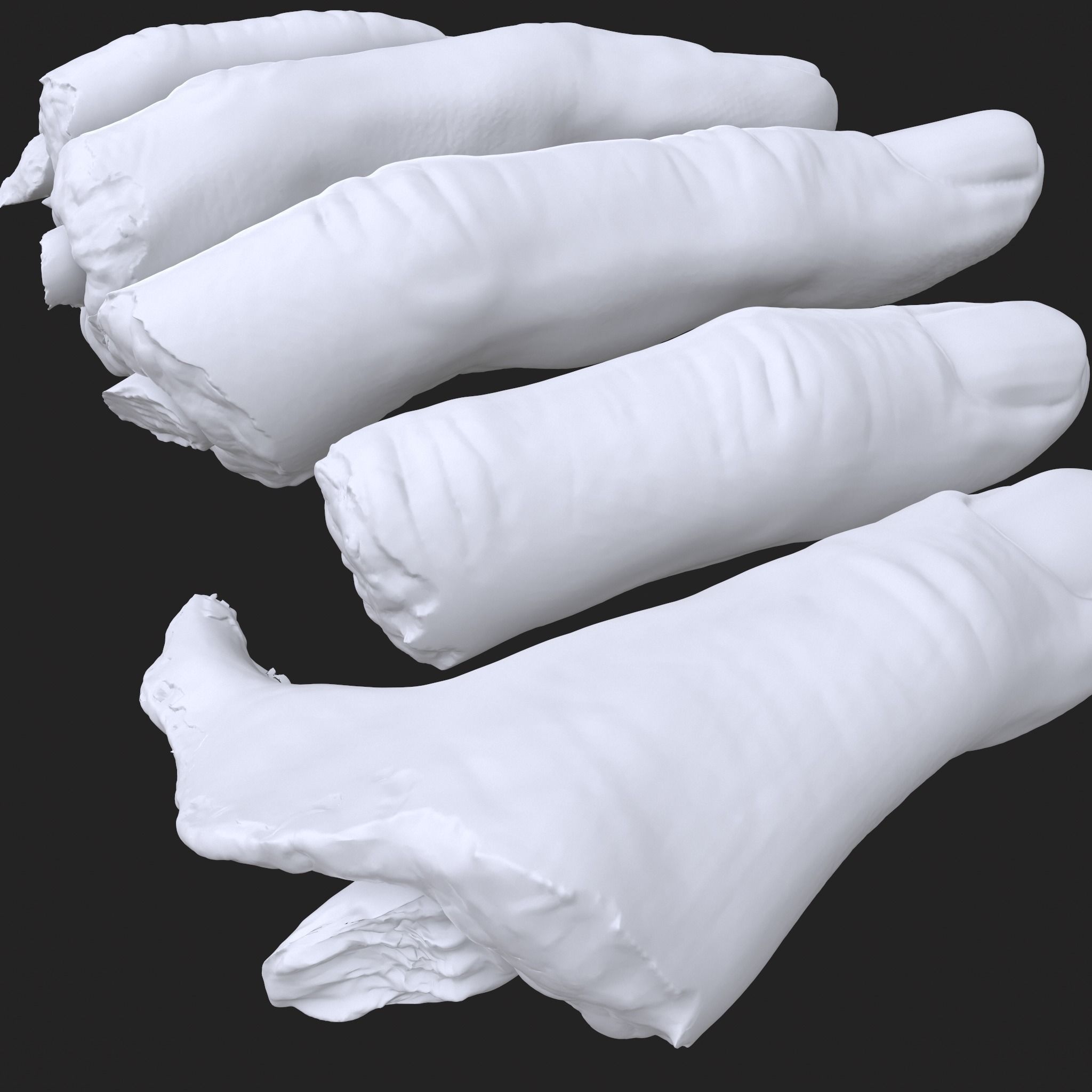 Severed Fingers 3D model 3D printable | CGTrader