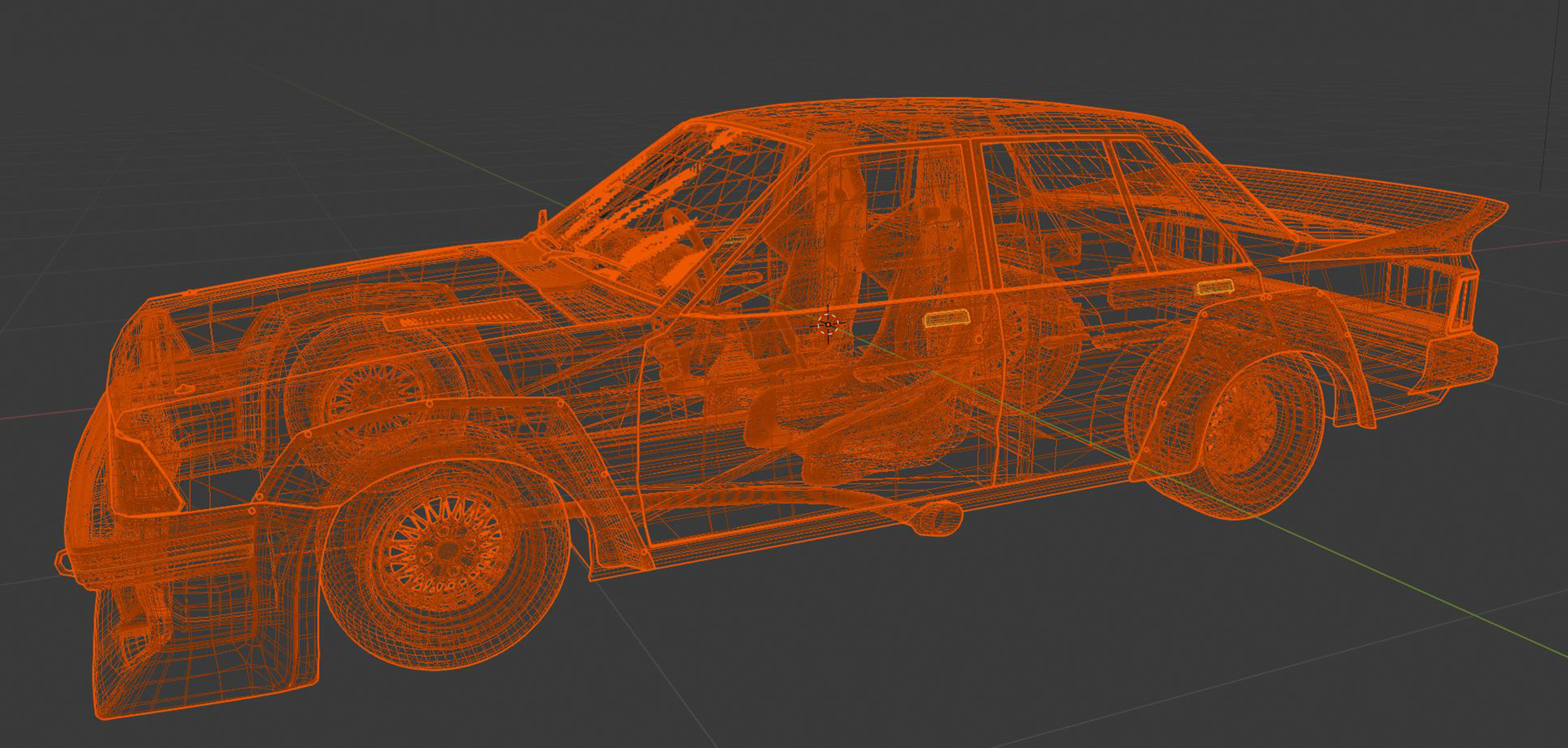 80sATCC Nissan Bluebird 3D model | CGTrader