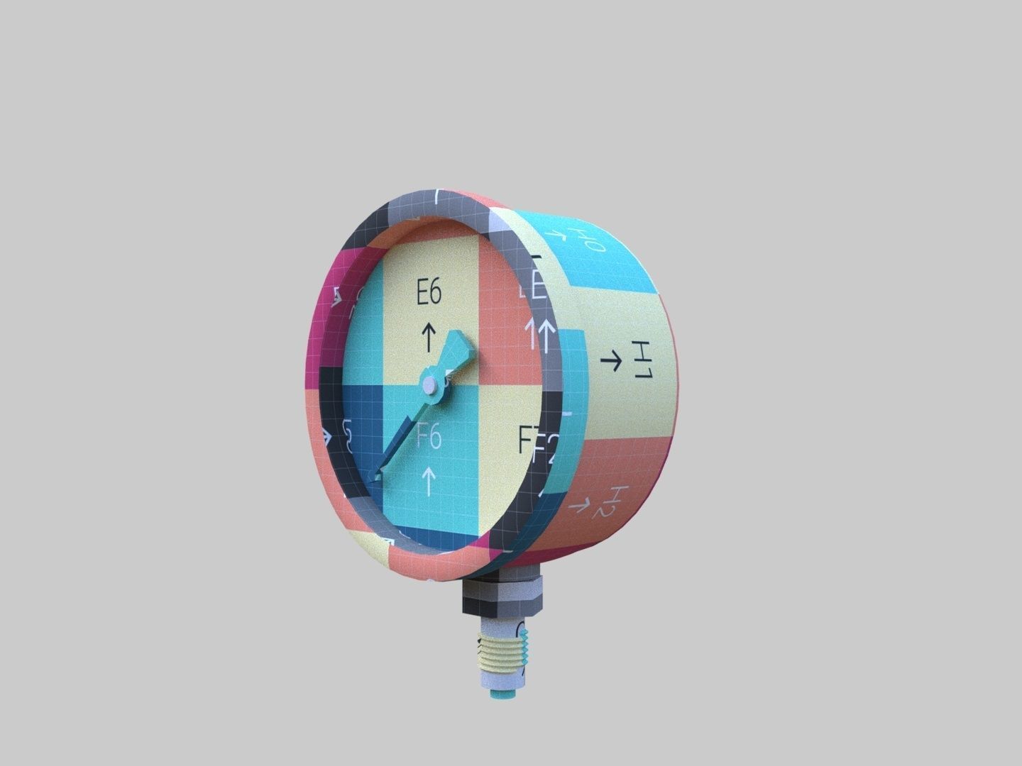 Manometer 3d model 3D model | CGTrader