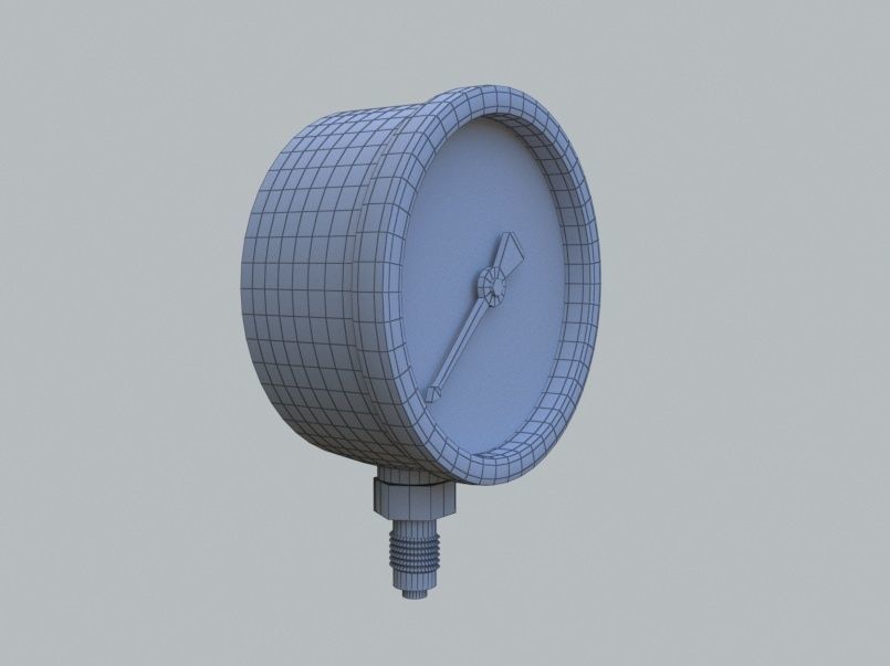 Manometer 3d model 3D model | CGTrader