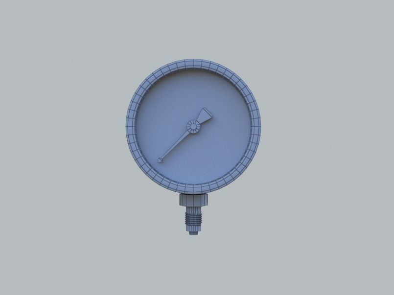 Manometer 3d model 3D model | CGTrader
