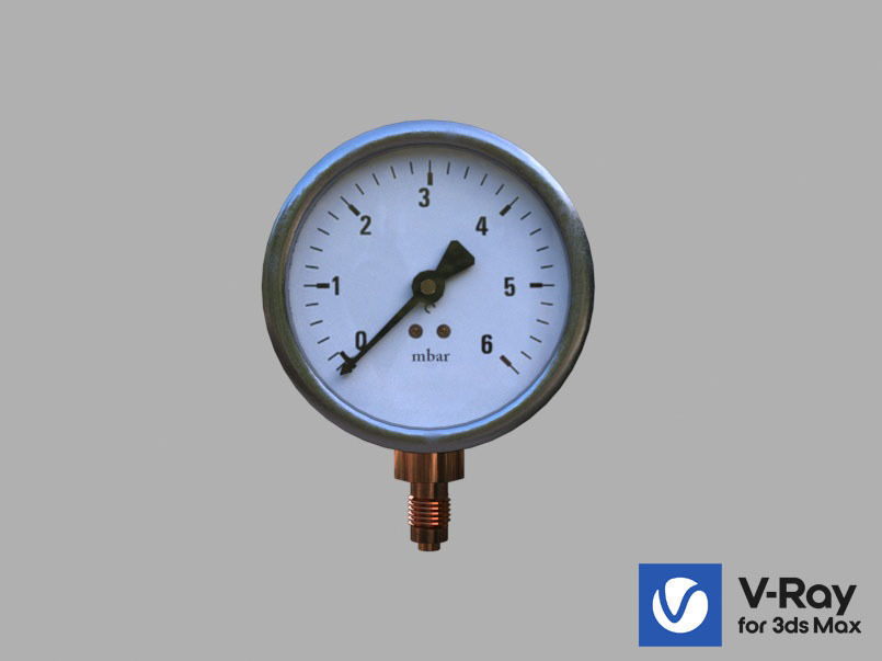Manometer 3d model 3D model | CGTrader