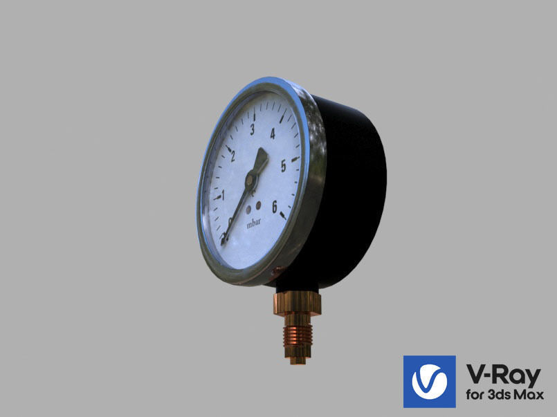 Manometer 3d model 3D model | CGTrader
