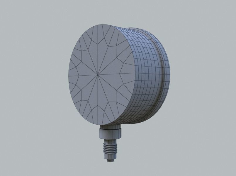 Manometer 3d model 3D model | CGTrader