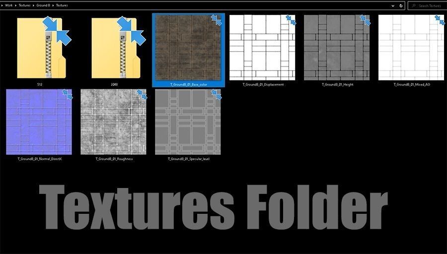 Texture Medieval wall and ground Package - PBR VR / AR / low-poly ...