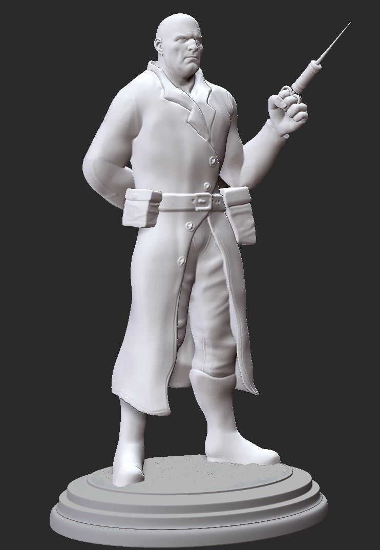 Doctor Pain 3D model 3D printable | CGTrader